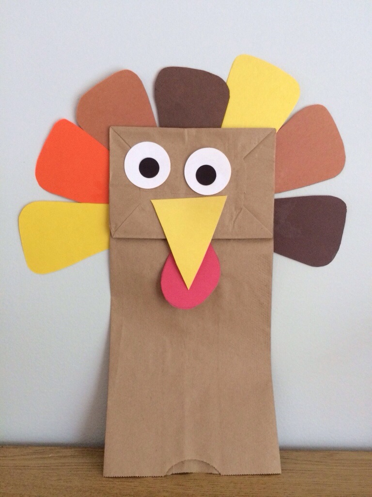 Toddler Activities Turkey Puppet Hugs Are Fun 